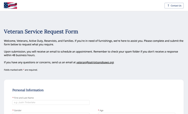 PAP Application Form — Triton Software Engineering